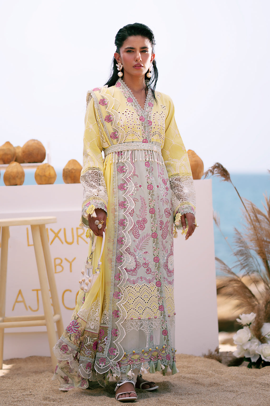 AJR Couture Dastan Luxury Lawn 25 | Pakistani Designer Outfits UK ...
