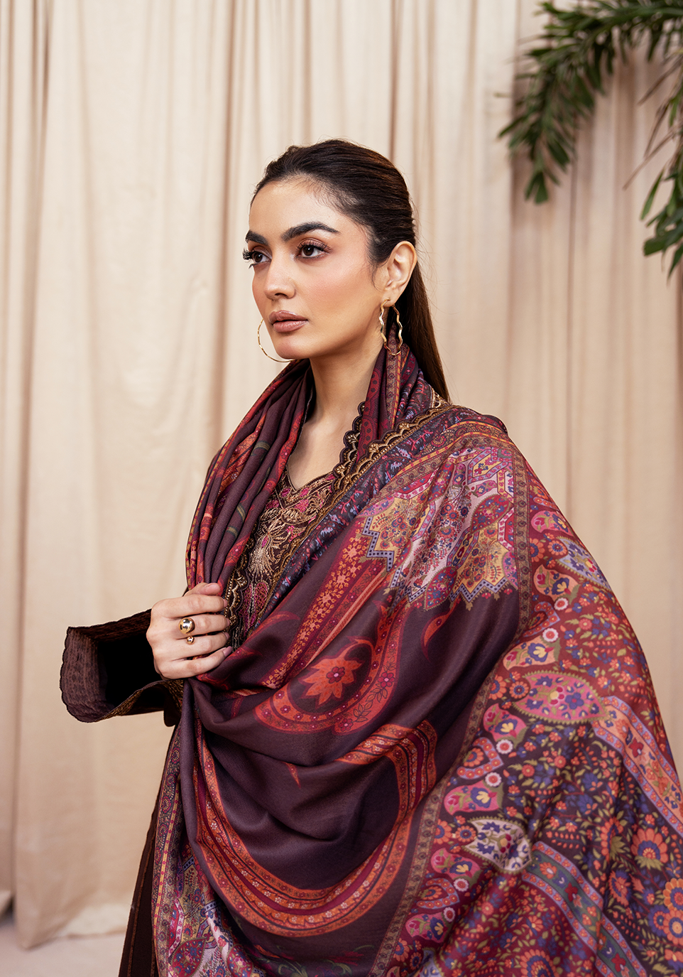 Zarqash | The Winter Luxe Pret | VELVET EMBER – Hoorain Designer Wear