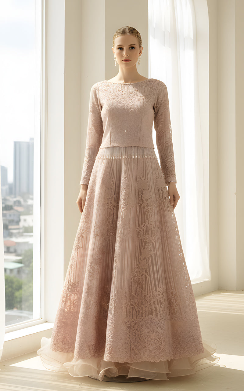 Threads and Motifs | Formal Dresses 25 | Organza Embroidered Blouse An ...