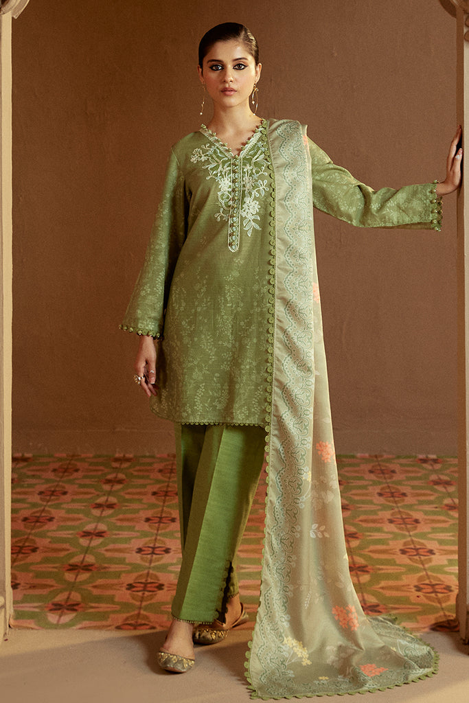 Cross Stitch | Winter Collection 24 | WINTER TALE – Hoorain Designer Wear