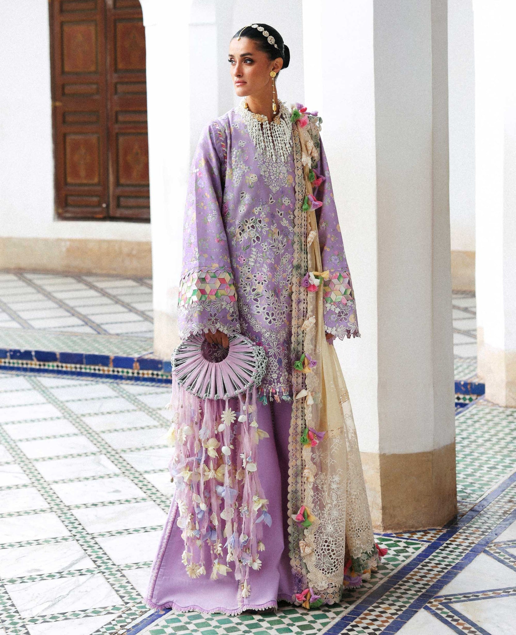 Republic Womenswear | Reine Luxury Lawn 26 | Licci – Hoorain Designer Wear