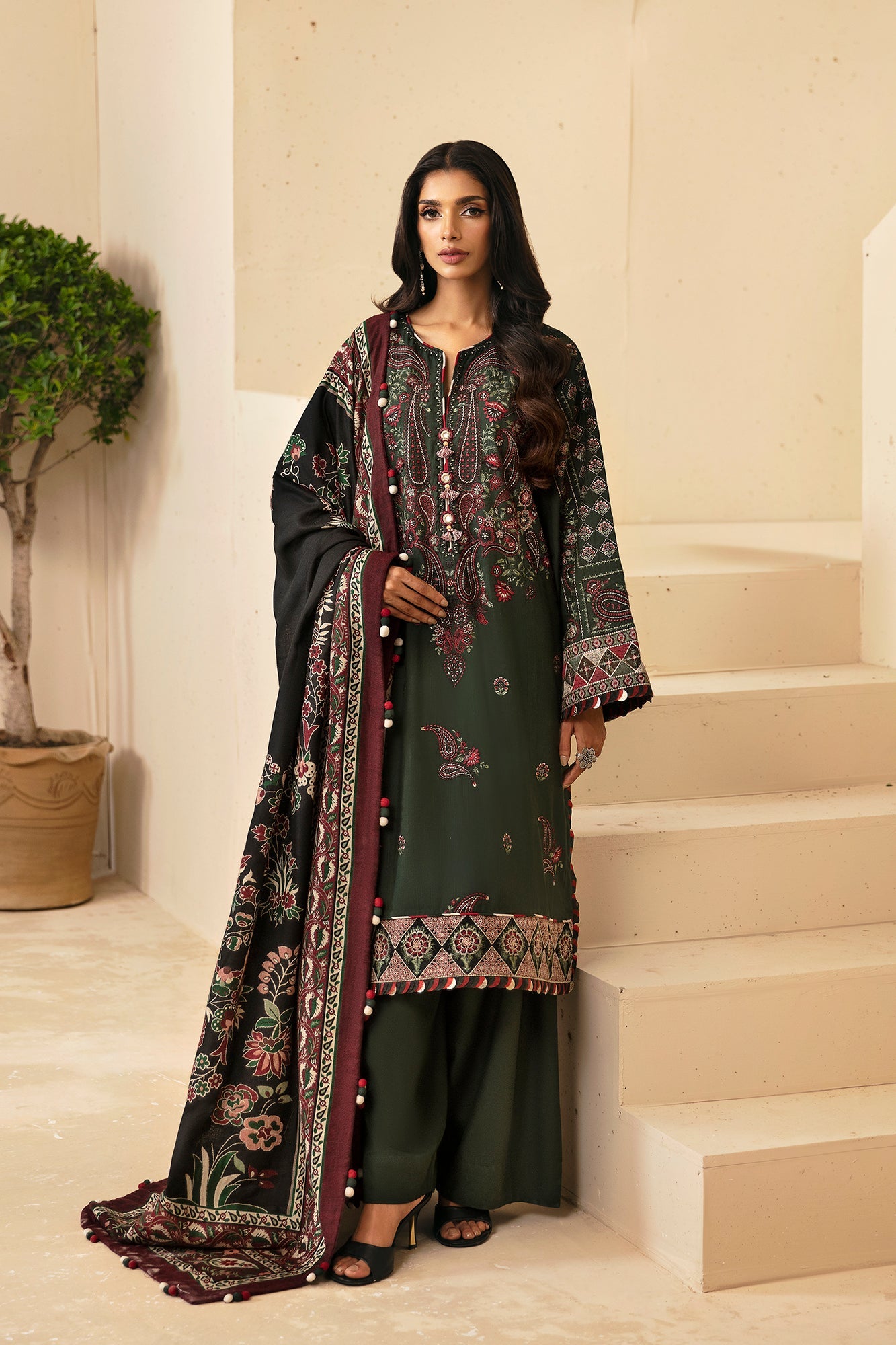 Ethnic | Rozana Winter Collection | ET-10 – Hoorain Designer Wear