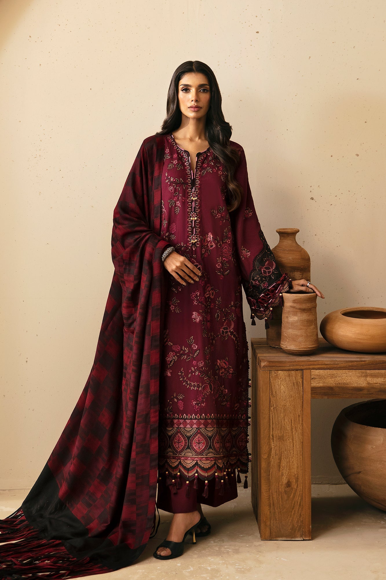 Ethnic | Rozana Winter Collection | ET-14 – Hoorain Designer Wear