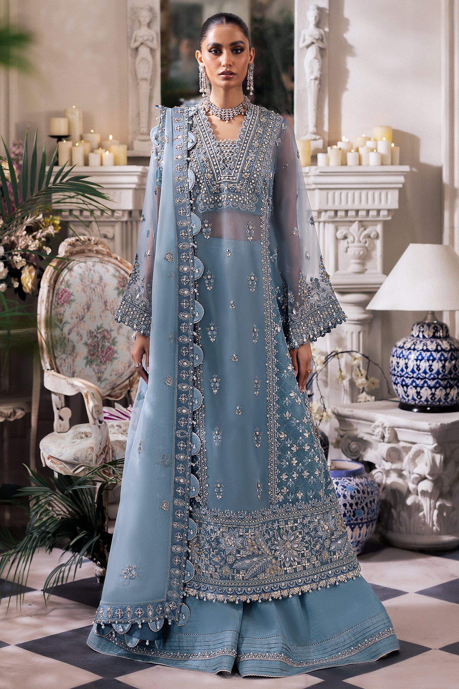Zaha | Gossamer Formals 24 | AZURA (ZC24-07) – Hoorain Designer Wear