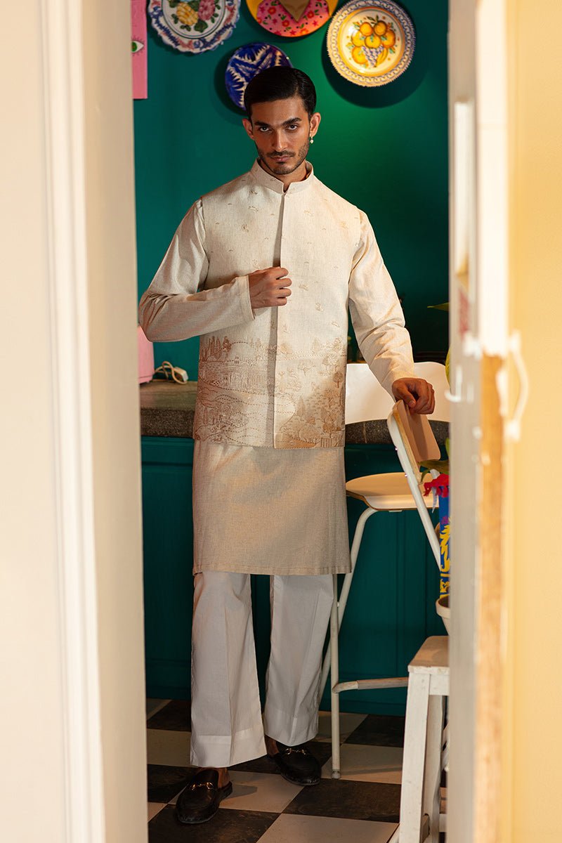 Pakistani Menswear | Fahad Hussayn | LINOPAR – Hoorain Designer Wear