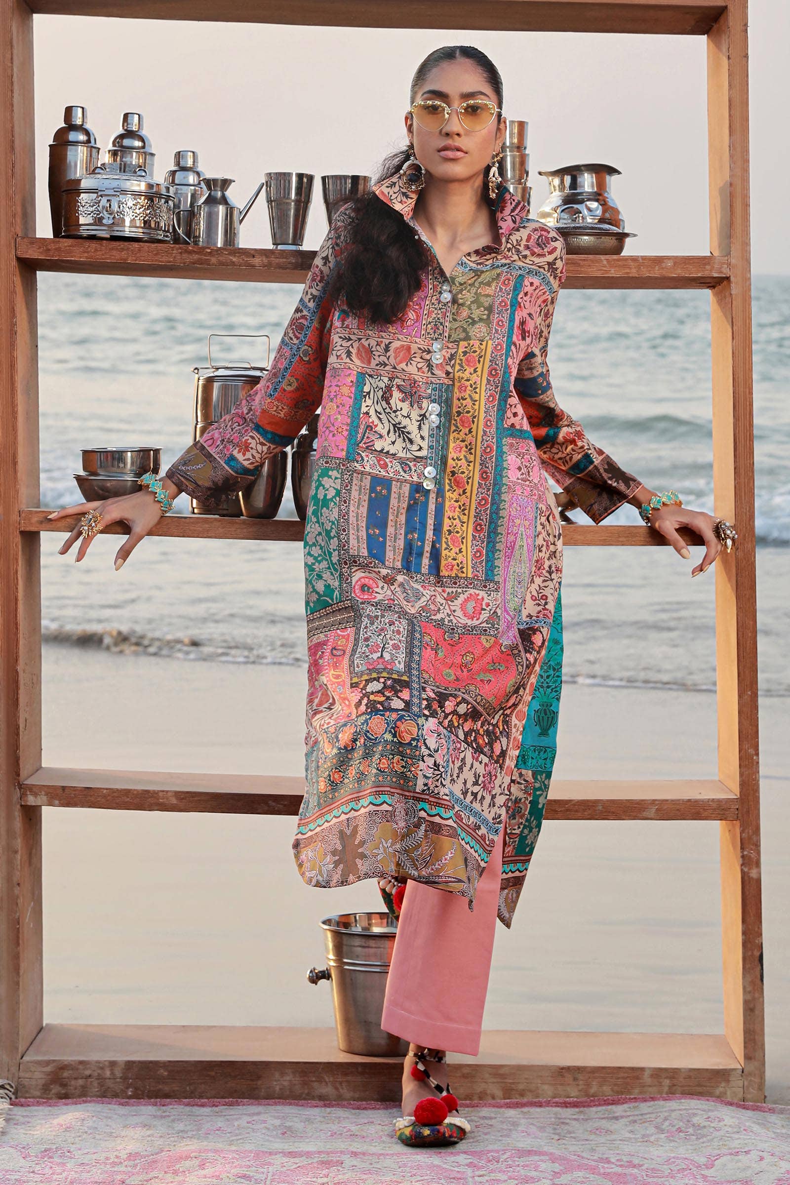 Sana Safinaz | Mahay Spring 24 | H241-014A-2C – Hoorain Designer Wear